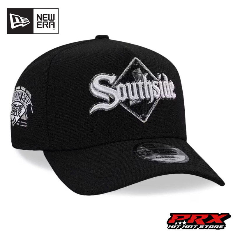 NEW ERA 9FORTY A-FRAME CHICAGO WHITE SOX SOUTHSIDE BLACK EDITION HAT ...