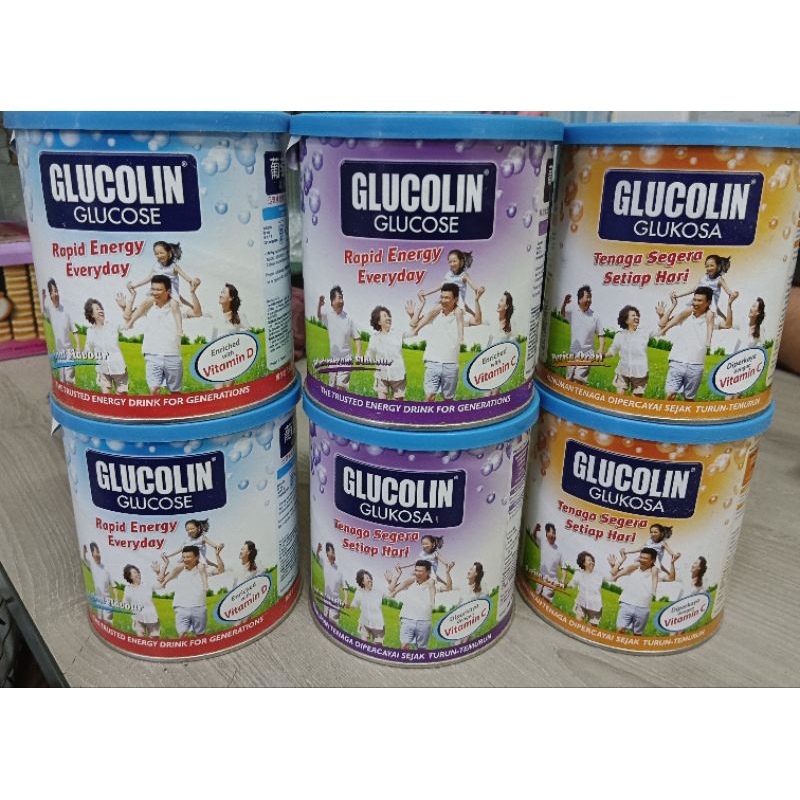 GLUCOLIN GLUCOSE GLUKOSA 葡萄糖 420G (ORIGINAL / ORANGE/BLACKCURRANT ...