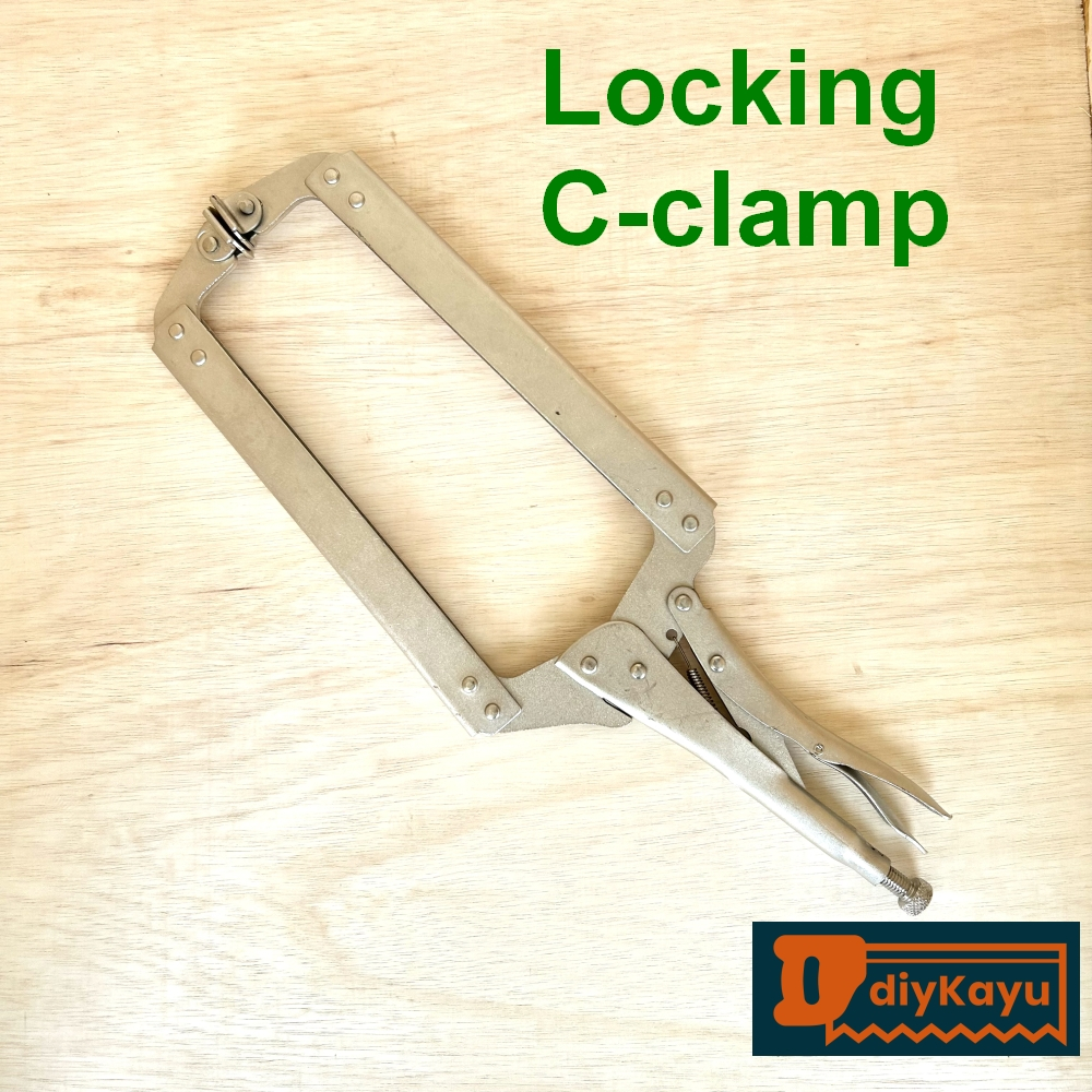 Locking C-clamp 6" 9" 11" 14" 18" clamp plier Swivel Pads flat vise ...