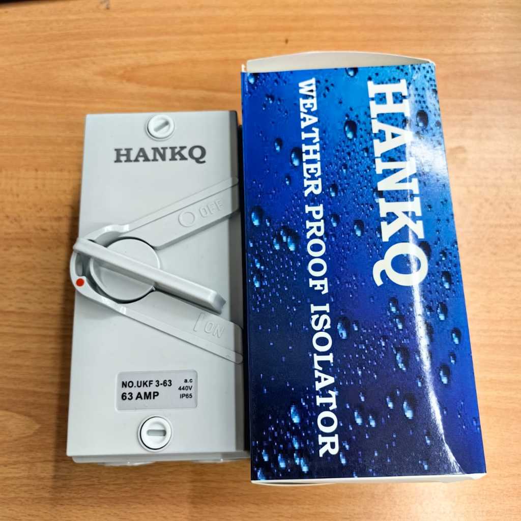 WEATHER PROOF 3 PHASE ISOLATOR 35/63A HANKQ | Shopee Malaysia