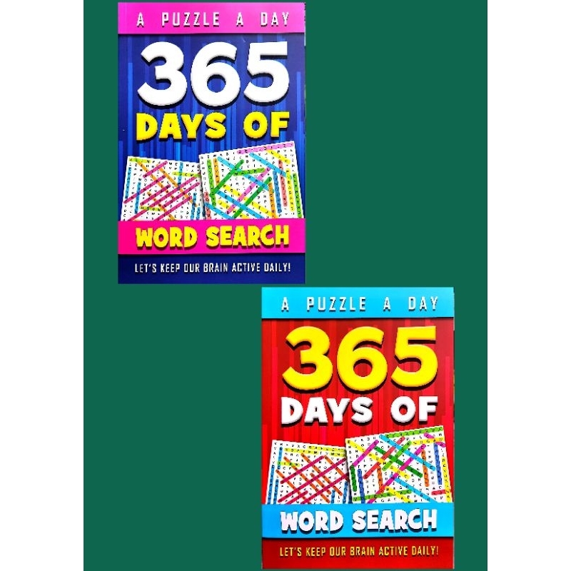 A PUZZLE A DAY 365 DAYS OF WORD SEARCH - LET'S KEEP OUR BRAIN ACTIVE ...