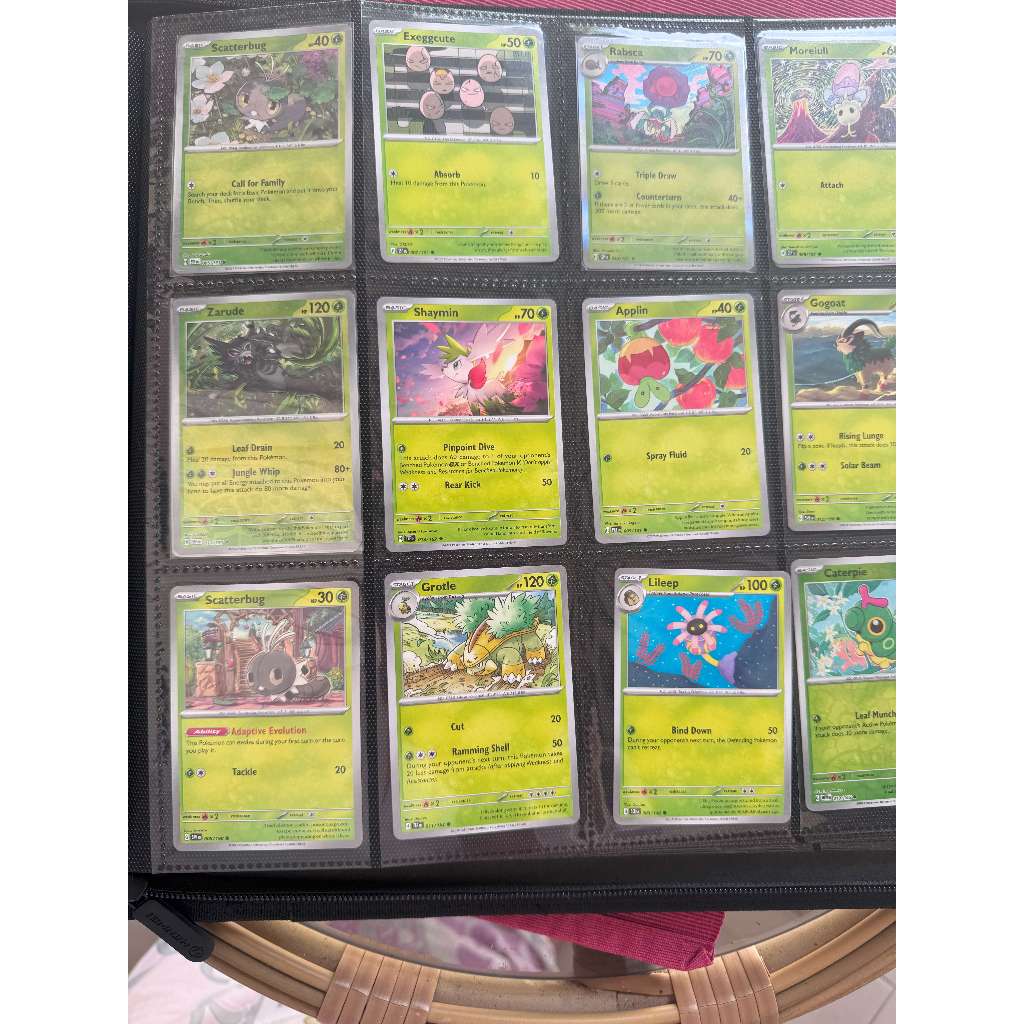 PTCG English Grass Type Pokemon TCG, Shrouded Fable, Surging Sparks ...