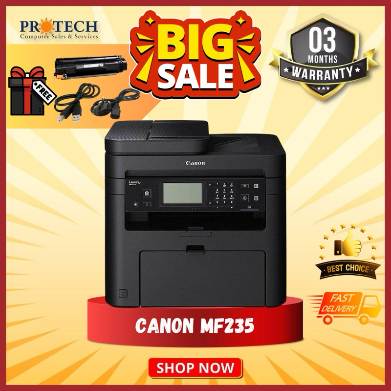Canon Imageclass Mf235 All in One Laser Printer Used (Refurbished ...