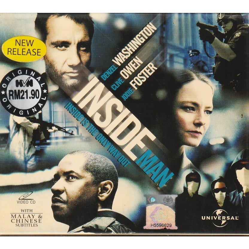VCD INSIDE MAN ( ORIGINAL VCD ) | Shopee Malaysia