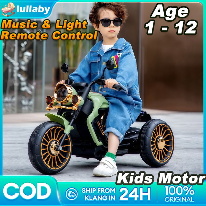 COD Motor Budak Age 1-12 Max 70kg Remote Control Self Control ...
