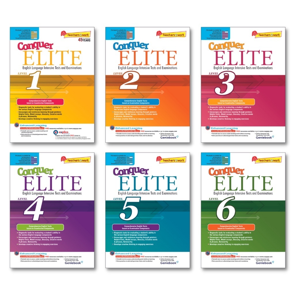 Conquer Elite (Intensive Tests And Examinations) Levels 1 - 6 ...