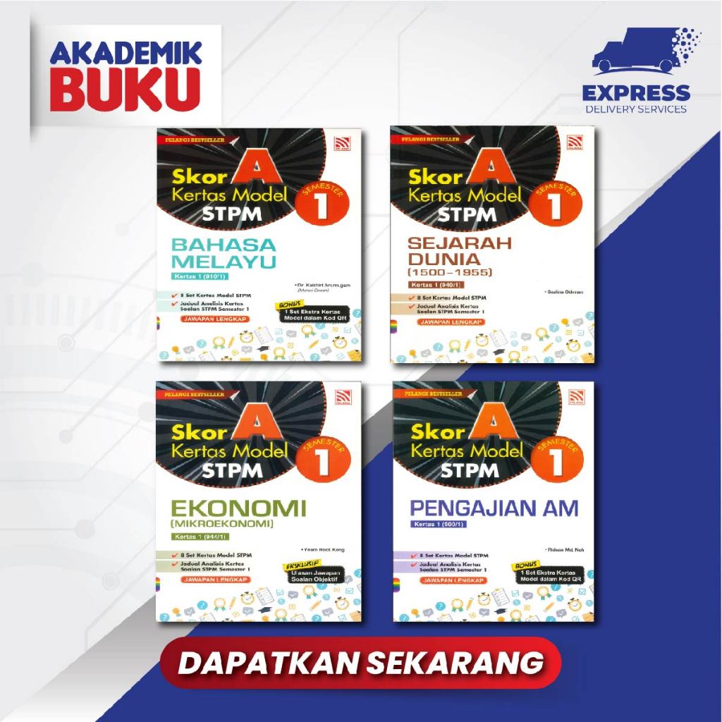 Akademik Buku Pelangi Skor A Kertas Model STPM Semester 1 | Shopee Malaysia