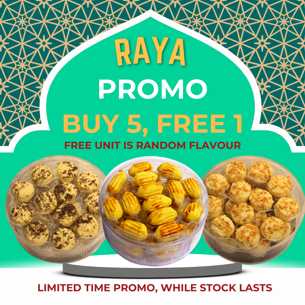 HH FOODIE Kuih Raya Cookies Pineapple Bite Almond Cookies Peanut Roll ...