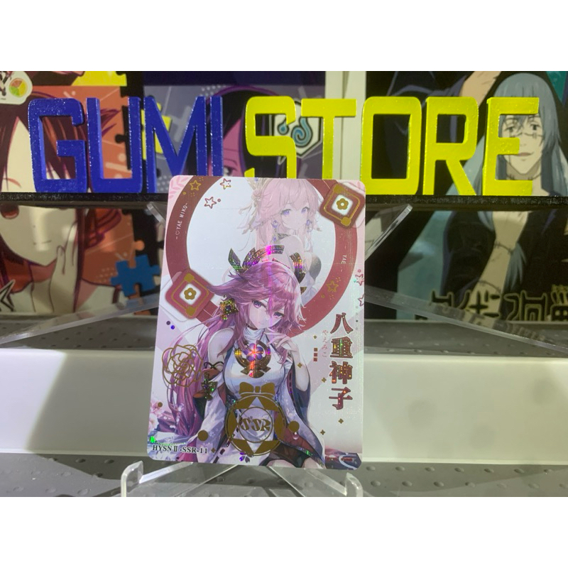 Yae Miko (SSR) Genshin Impact CCG Card | Shopee Malaysia