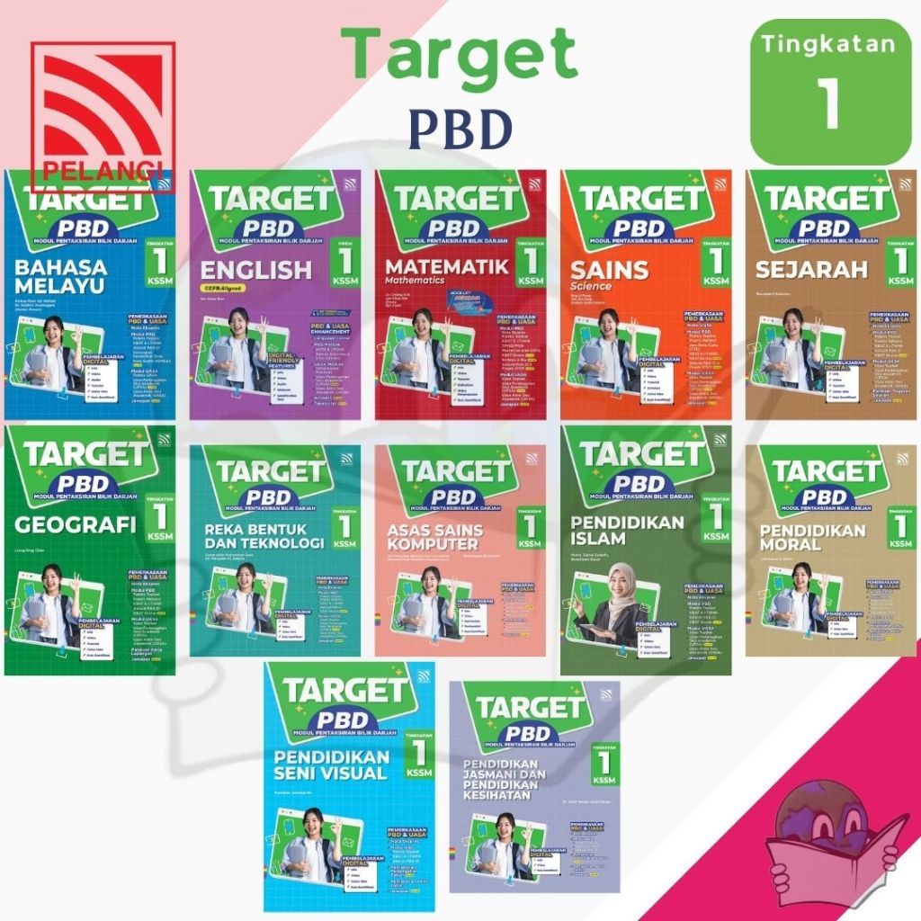 Buku Latihan TARGET PBD 2025 Tingkatan 1 - B.Melayu/English/Mate/Sains ...