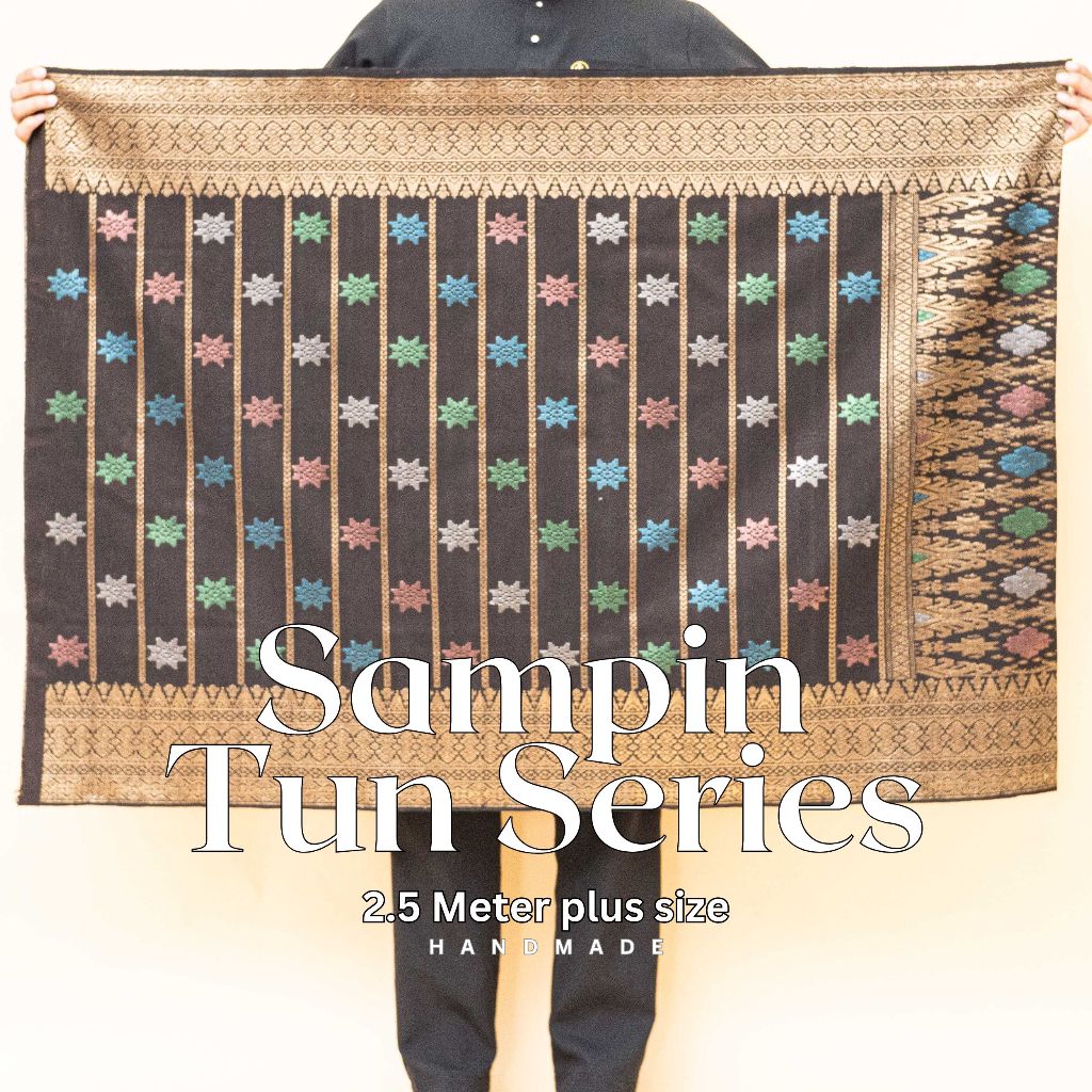 Sampin Tun Series 2.5 Meter Tenun Tangan Handmade Sampin | Shopee Malaysia