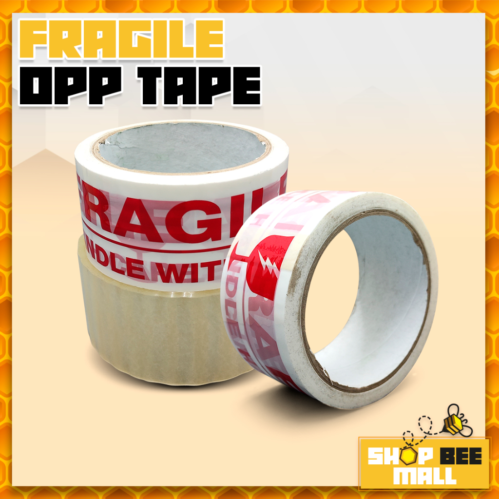 Opp Tape 48mm x 80M Pita Pelekat OPP Fragile Cellophane Cellotape Clear ...