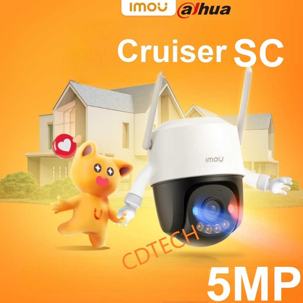 IMOU Cruiser SC 3MP/5MP 2K/3K Pan/Tilt Outdoor IP66 Color Night Vision ...