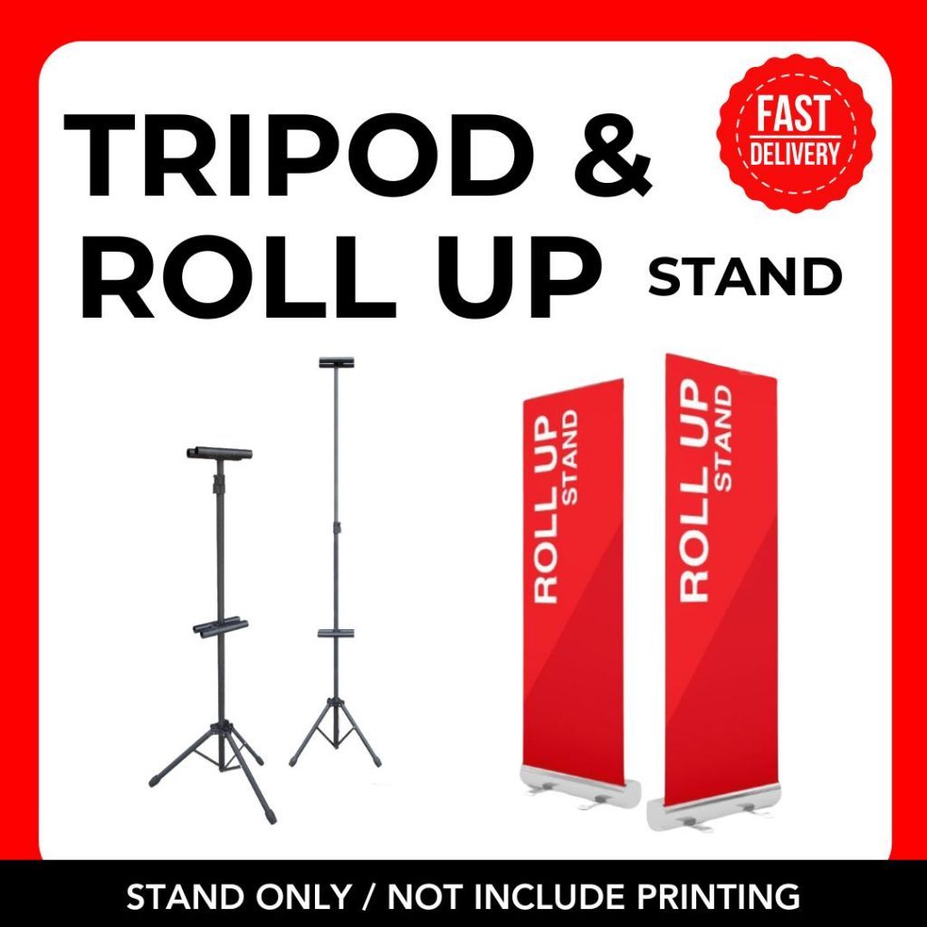 Tripod Stand & Roll Up Stand Murah - Gantung Bunting Streamer ...