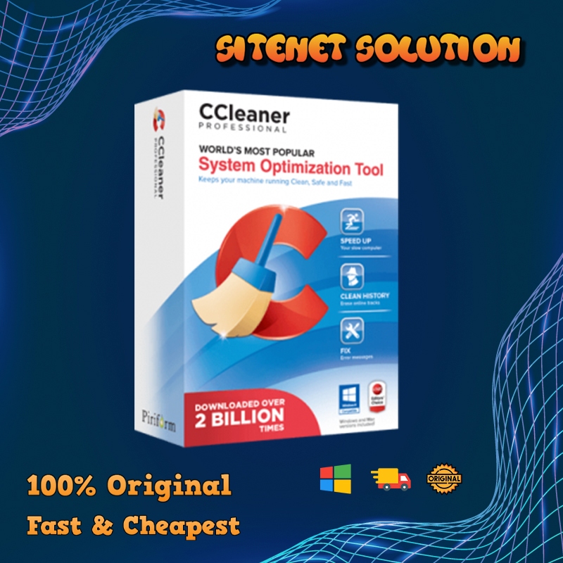 CCleaner All Editions 2025 v6 [Windows][Lifetime] | Shopee Malaysia