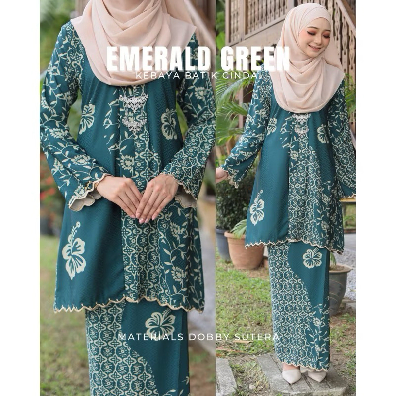 KEBAYA CINDAI | CORAK BATIK VIRAL | Shopee Malaysia