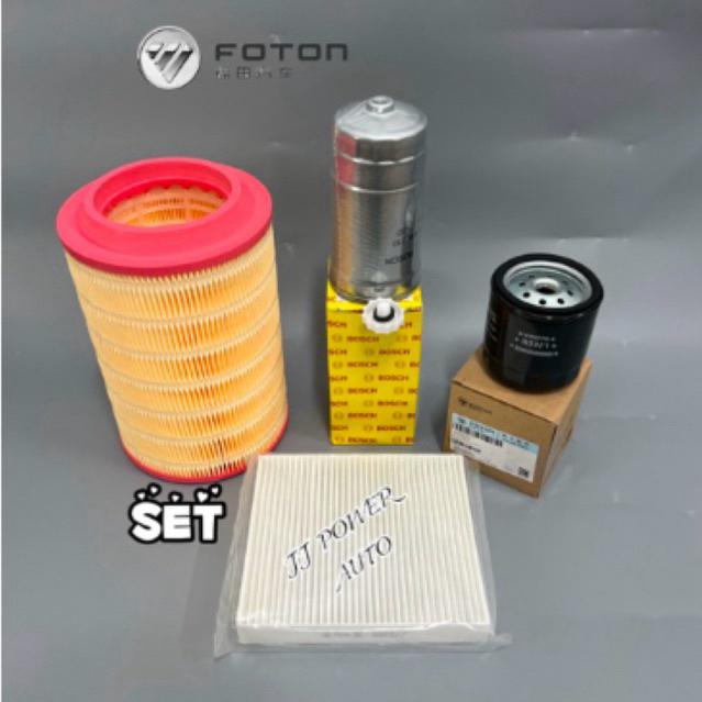 FOTON VIEW C2 2.8 DIESEL AIR / FUEL / OIL /CABIN FILTER—SET | Shopee ...