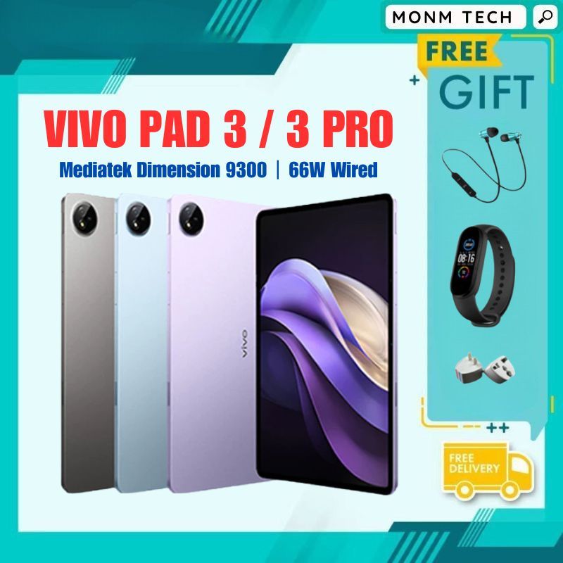 VIVO Pad 3 Pro / Vivo Pad 3 / Mediatek Dimension 9300 13.0 Inches 11500 ...