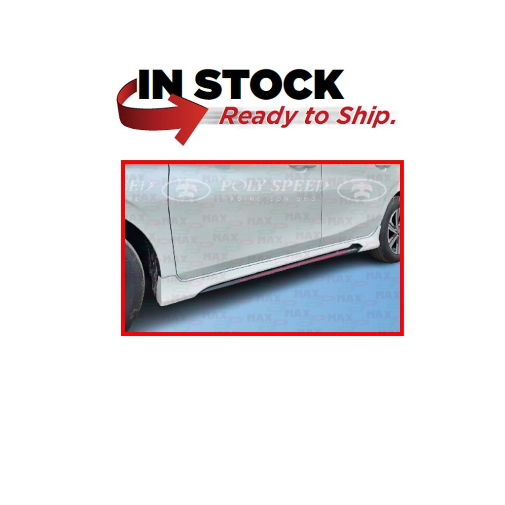 Toyota Vios (2023) Drive 68 Drive68 D68 Style Side Skirt Skirting Set ...