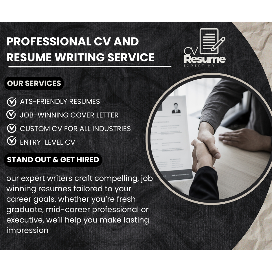 Servis buat Resume | Resume CV Writing Service ATS-Friendly | Shopee ...