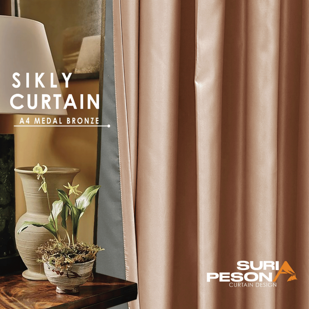 A4-Ready Made Curtain!!Siap Jahit Langsir,Langsir RAYA Kain Tebal ...