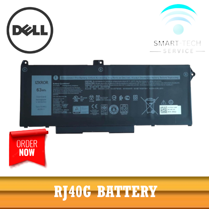 Dell Latitude 5420 5520 Precision 3560 RJ40G Laptop Battery | Shopee ...