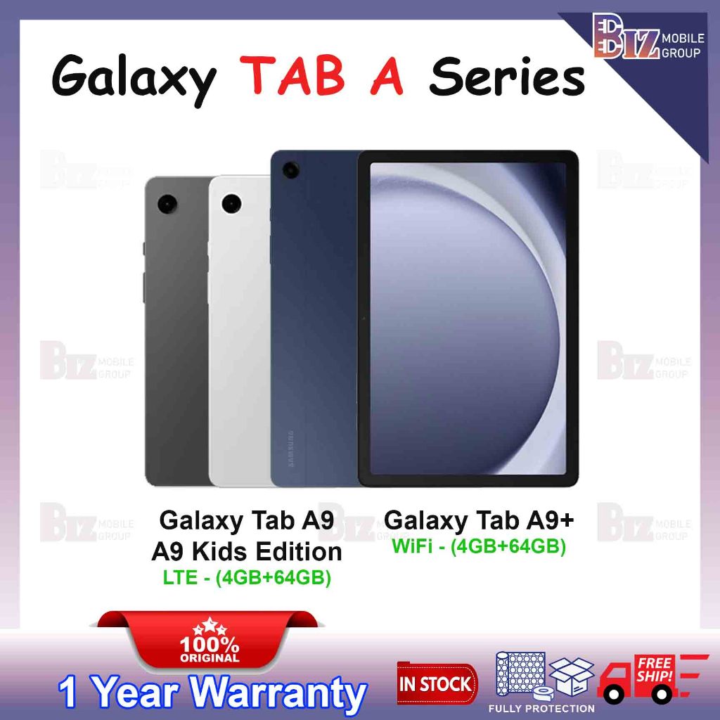 Samsung Galaxy Tab A9 LTE / Galaxy Tab A9+ WIFI | Original Malaysia New ...