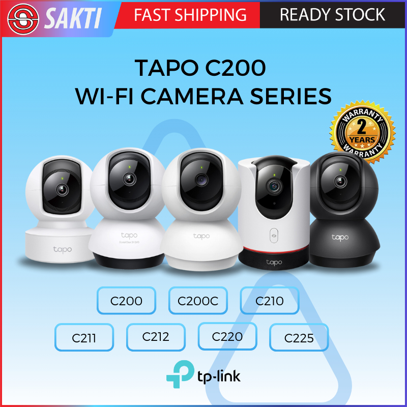 TP-Link Tapo Pan/Tilt CCTV C200 / C200C / C210 / C211 / C212 / C220 ...