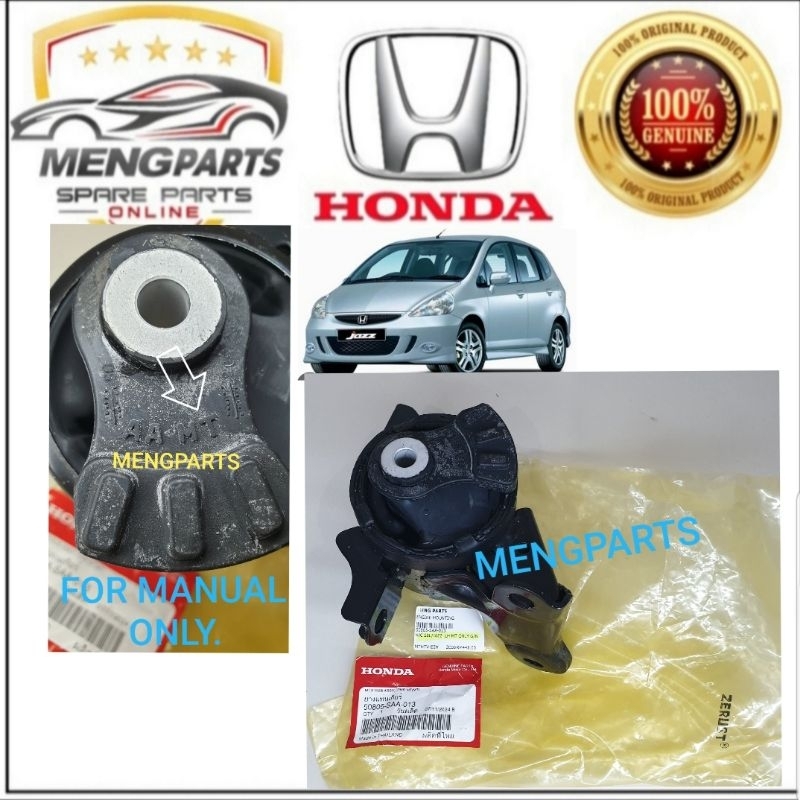 ORIGINAL HONDA CITY SEL JAZZ SAA GD MANUAL ONLY ENGINE MOUNTING LEFT / KIRI 50805-SAA-013 ...