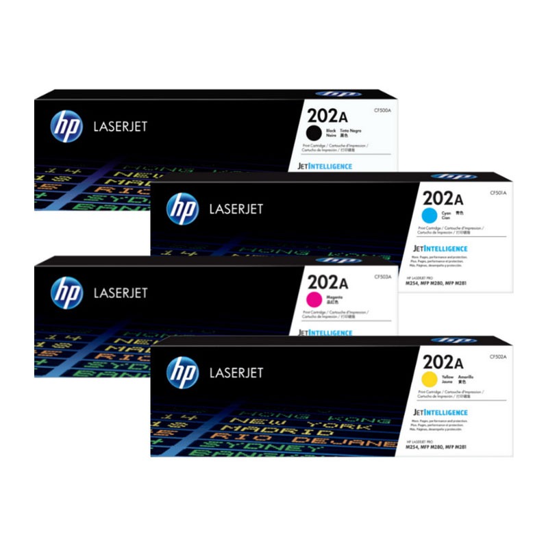 HP 202A - LaserJet Pro M254dw / M254nw / M280nw / M281fdn / M281fdw ...