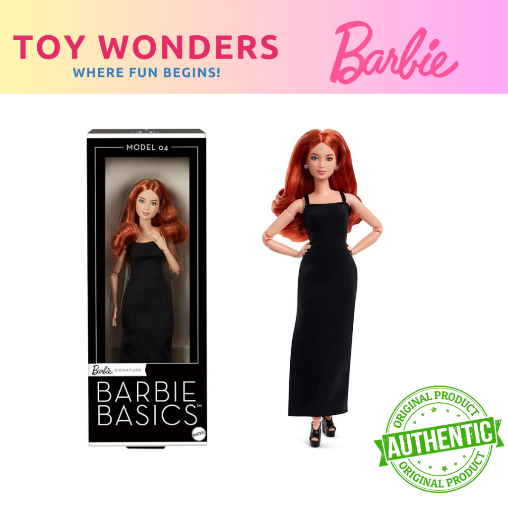 Barbie Basics Model 04 Collector Doll Year 2025– Black Label Doll (Lea ...