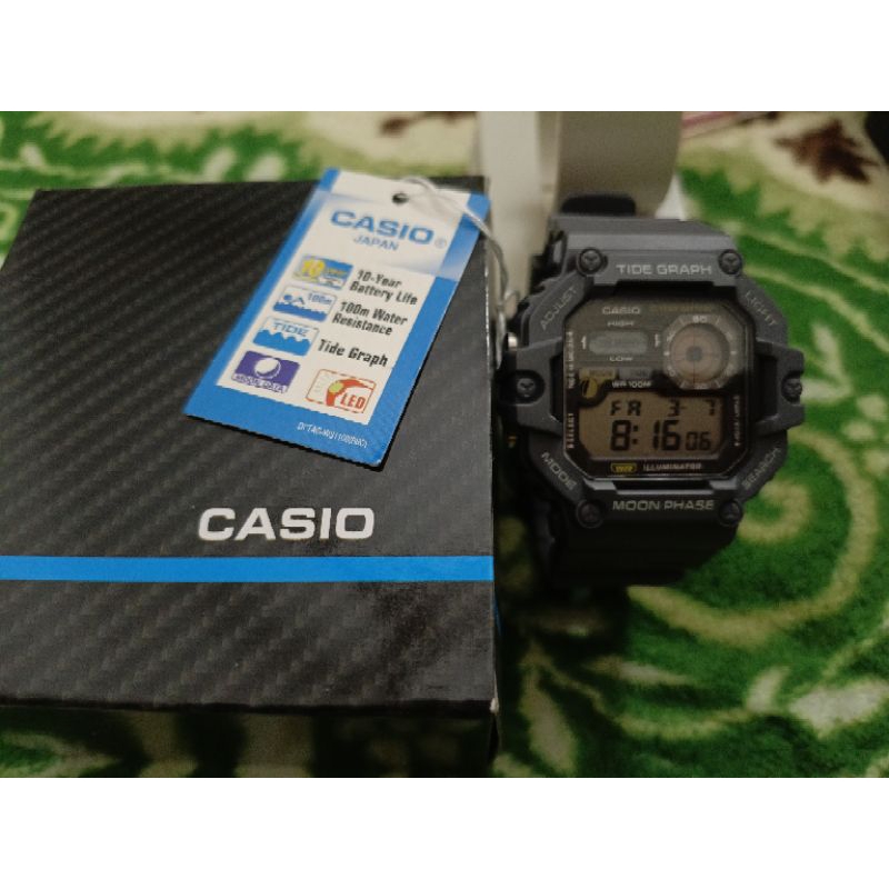Original Casio Tide Graph Moon Phase | Shopee Malaysia
