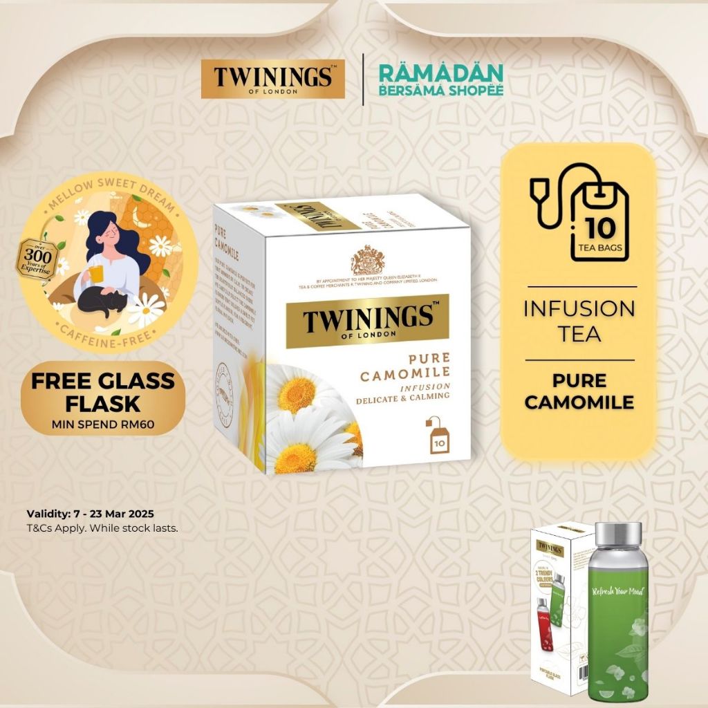 TWININGS Pure Camomile Infusion (10's x1g) | Teh Camomile | 甘菊茶 ...