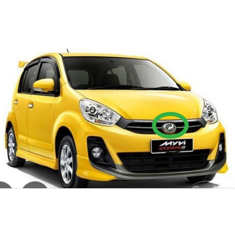 💯 Perodua Myvi Lagi Best Se/Extreme Front And Rear Emblem (Logo ...