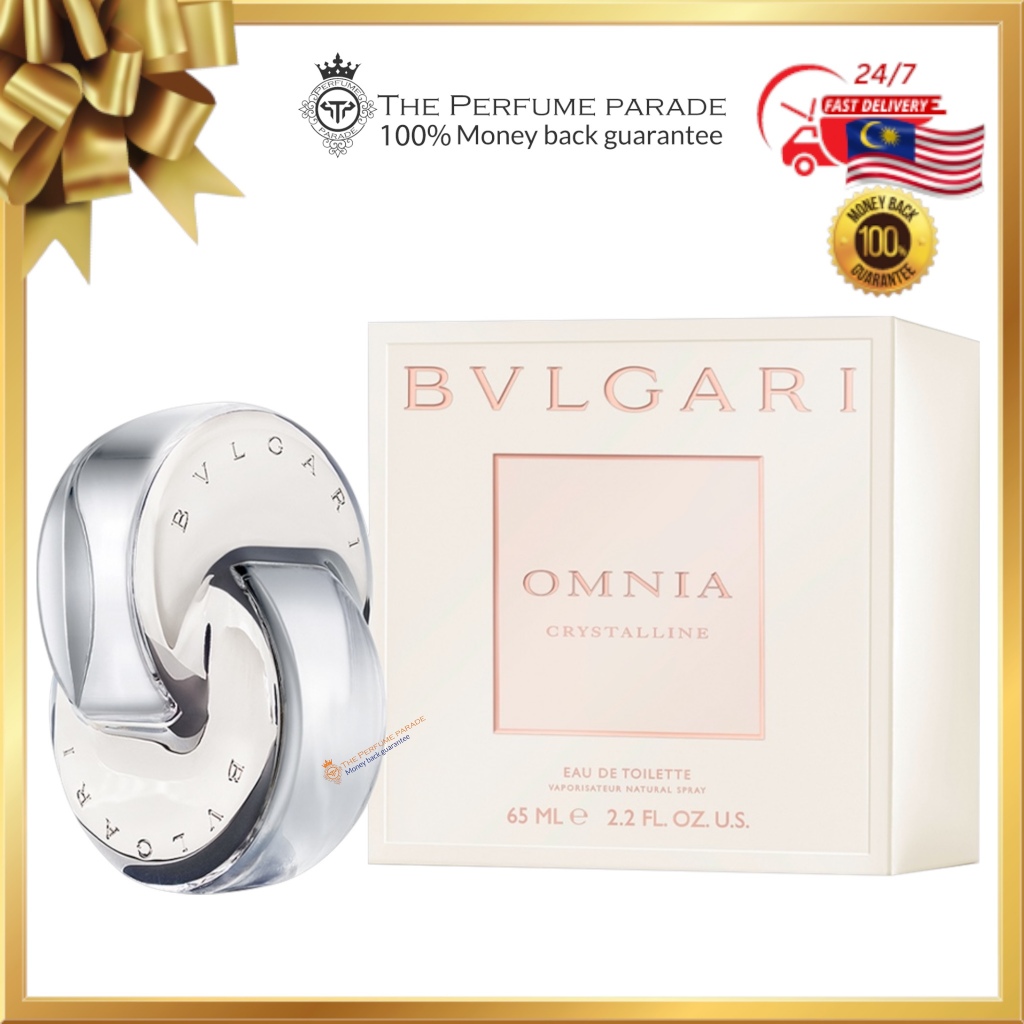 100% Genuine Bulgari Omnia Crystalline Eau De Toilette 65ml Fragrance For Women [WPB] | Shopee ...