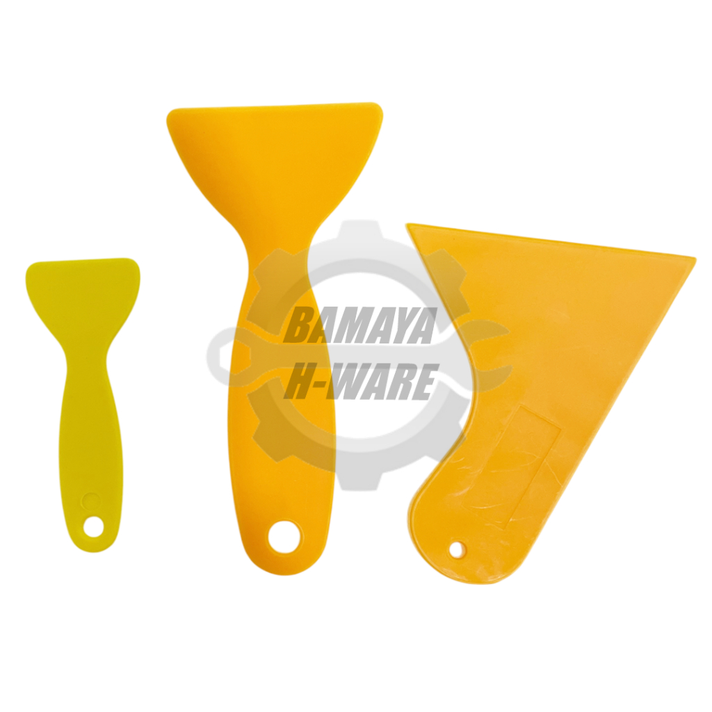 BMY (1pc) Mini Size Scrapper. Multipurpose Plastic Scrapper. Yellow ...