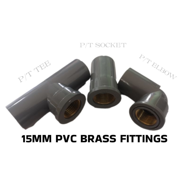 PVC FITTINGS WITH BRASS THREAD | Shopee Malaysia
