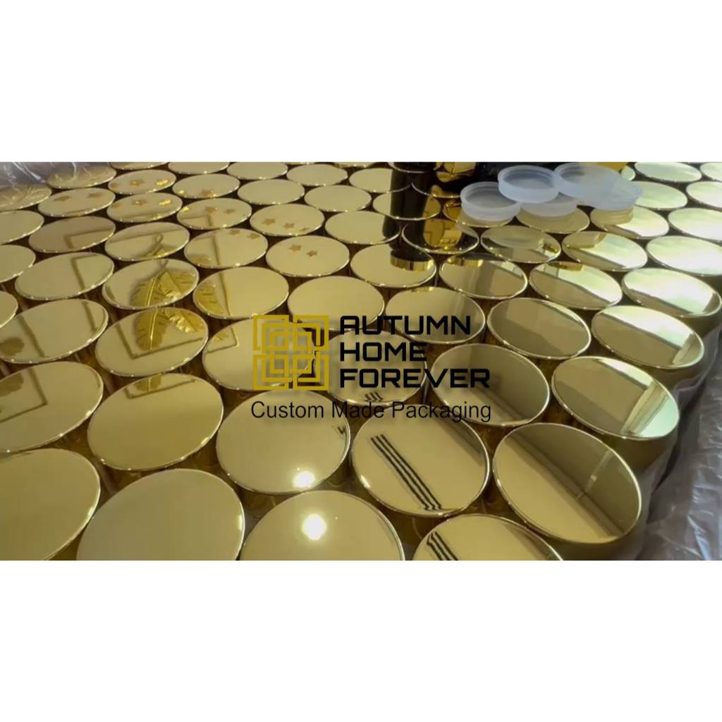 Single Layer Gold Caps for Supplement Bottle, Gold Caps for Capsule ...