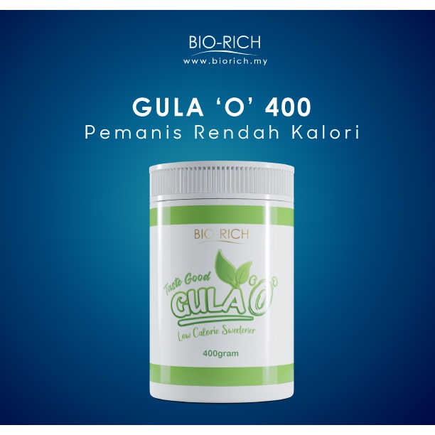 Gula O original biorich 400gram.expired 2028.gula rendah calorie untuk ...