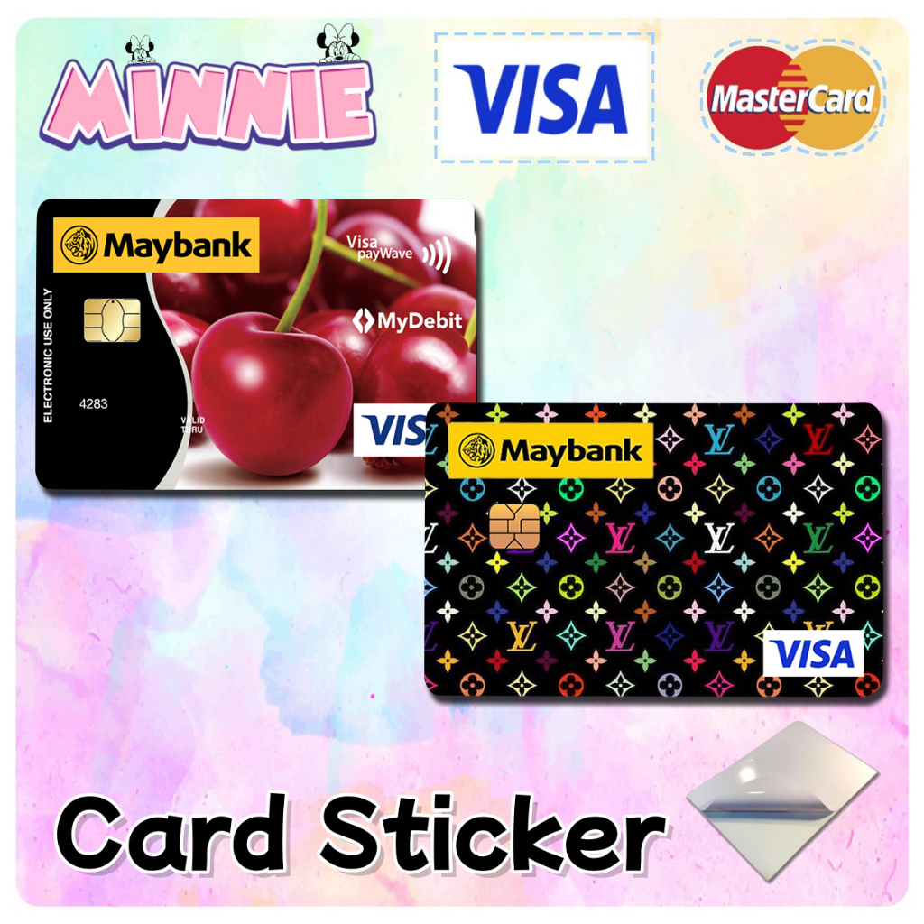 [ Louis Vuitton ] For BANK Card Sticker Cover / MASTER CARD / VISA CARD ...