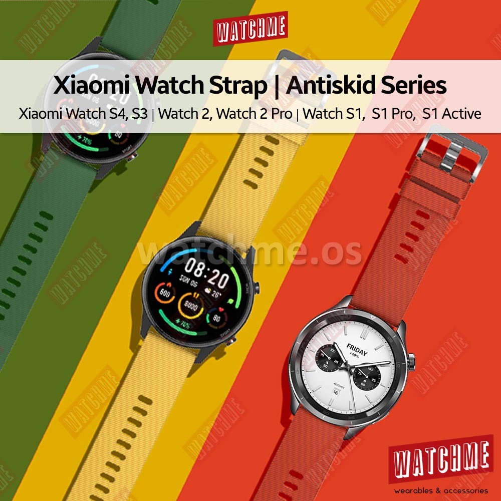 Xiaomi Watch Strap, Antiskid Series 22mm, Stainless Steel Buckle (for ...
