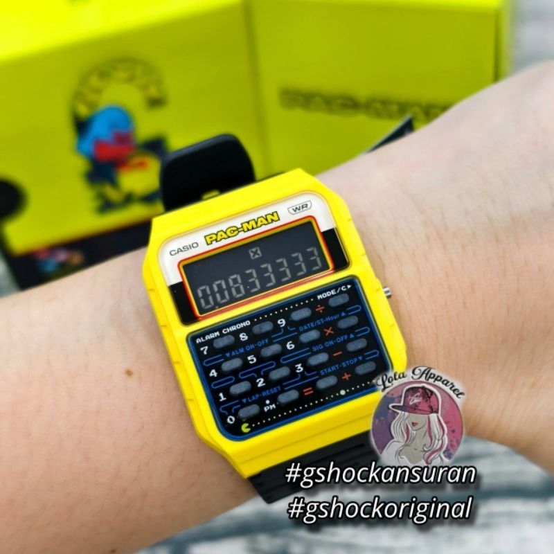 100% ORIGINAL CASIO PAC-MAN CA 53WPA 1BDR SPECIAL EDITION 50TH ...