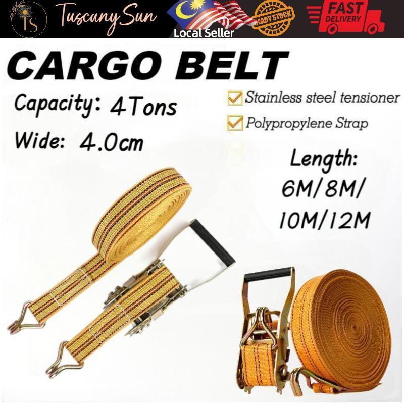 Buckle Ratchet Tie Down Strap Cargo Belt Pickup Truck Straps Self ...