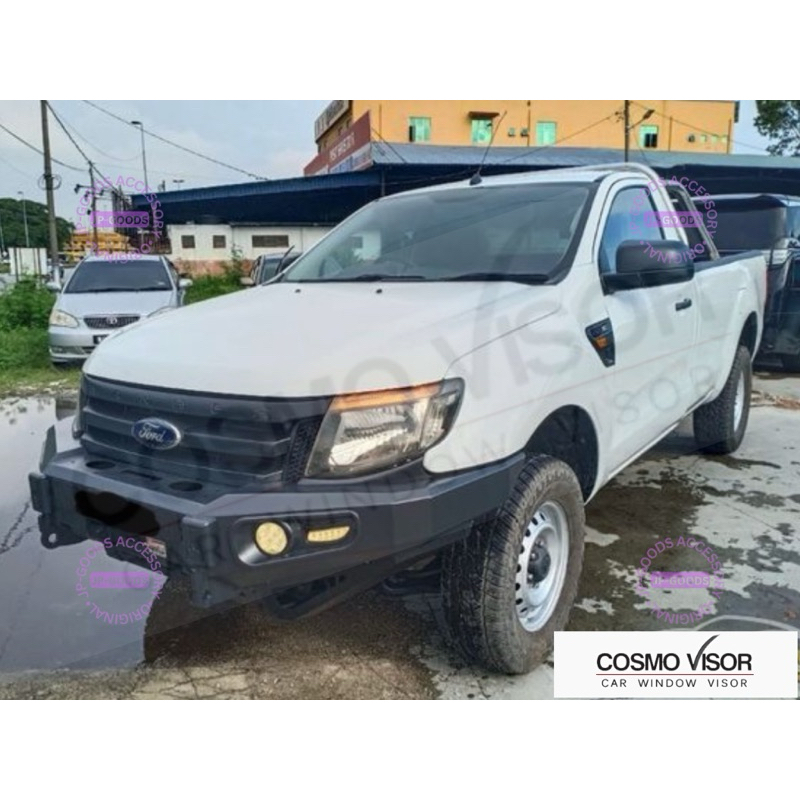 Ford Ranger 2012-2022 (single cab 2 door) Door Visor / Window Vent ...