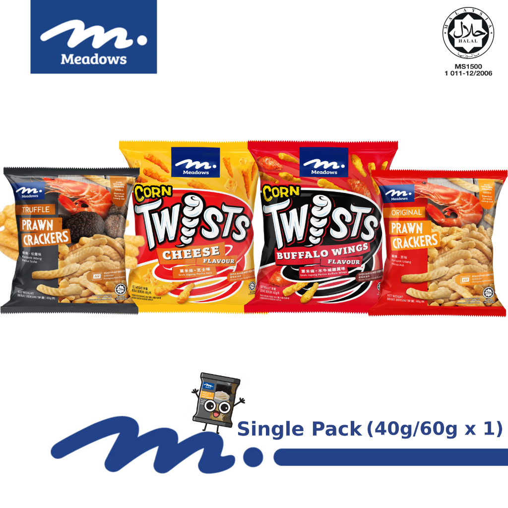 (Expiry: May-2025) [NOT FOR SALE] Meadows Prawn Cracker/Corn Twists (1 ...