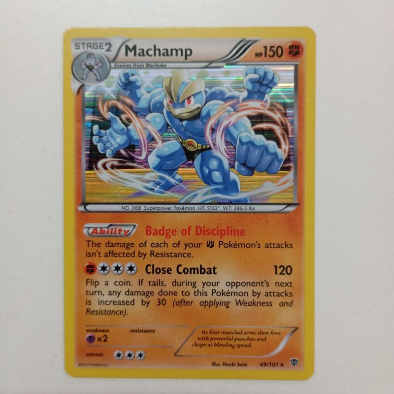 Pokemon TCG - Machamp - 49/101 (Holo Rare) | Shopee Malaysia