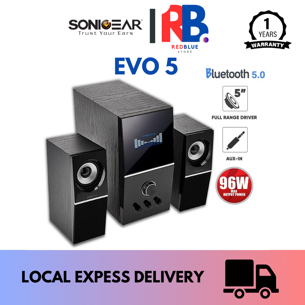 **READY STOCK**SonicGear EVO 5 Pro/EVO 7 Pro Bluetooth Speaker 1 Year ...