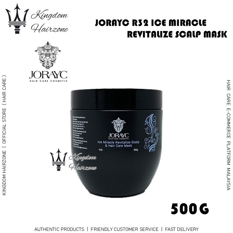 Jorayc R32 Ice Miracle Revitalize Scalp & Hair Mask (500g) | Shopee ...