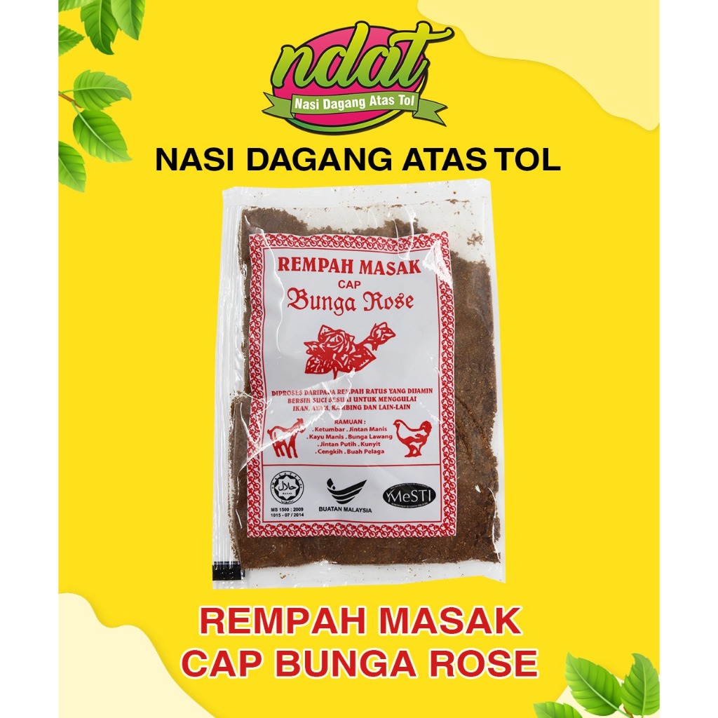 REMPAH MASAK CAP BUNGA ROSE | Shopee Malaysia