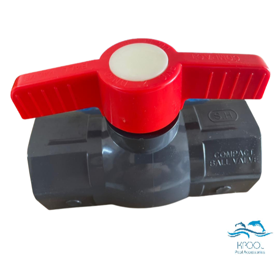 PVC Compact Ball Valve 40mm & 50mm Socket End | Shopee Malaysia